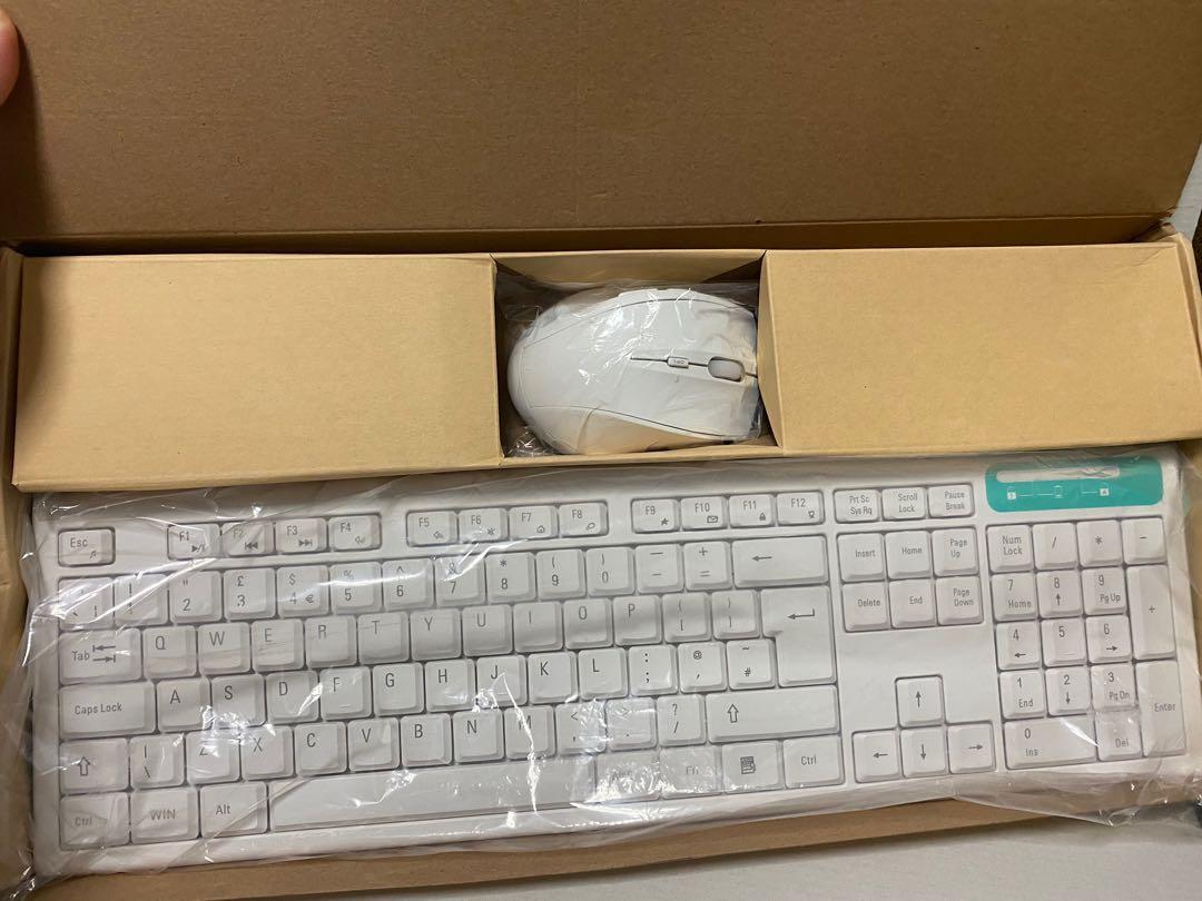 Jelly Comb MK09 Full Size Wireless Keyboard and Mouse Combo Set ...