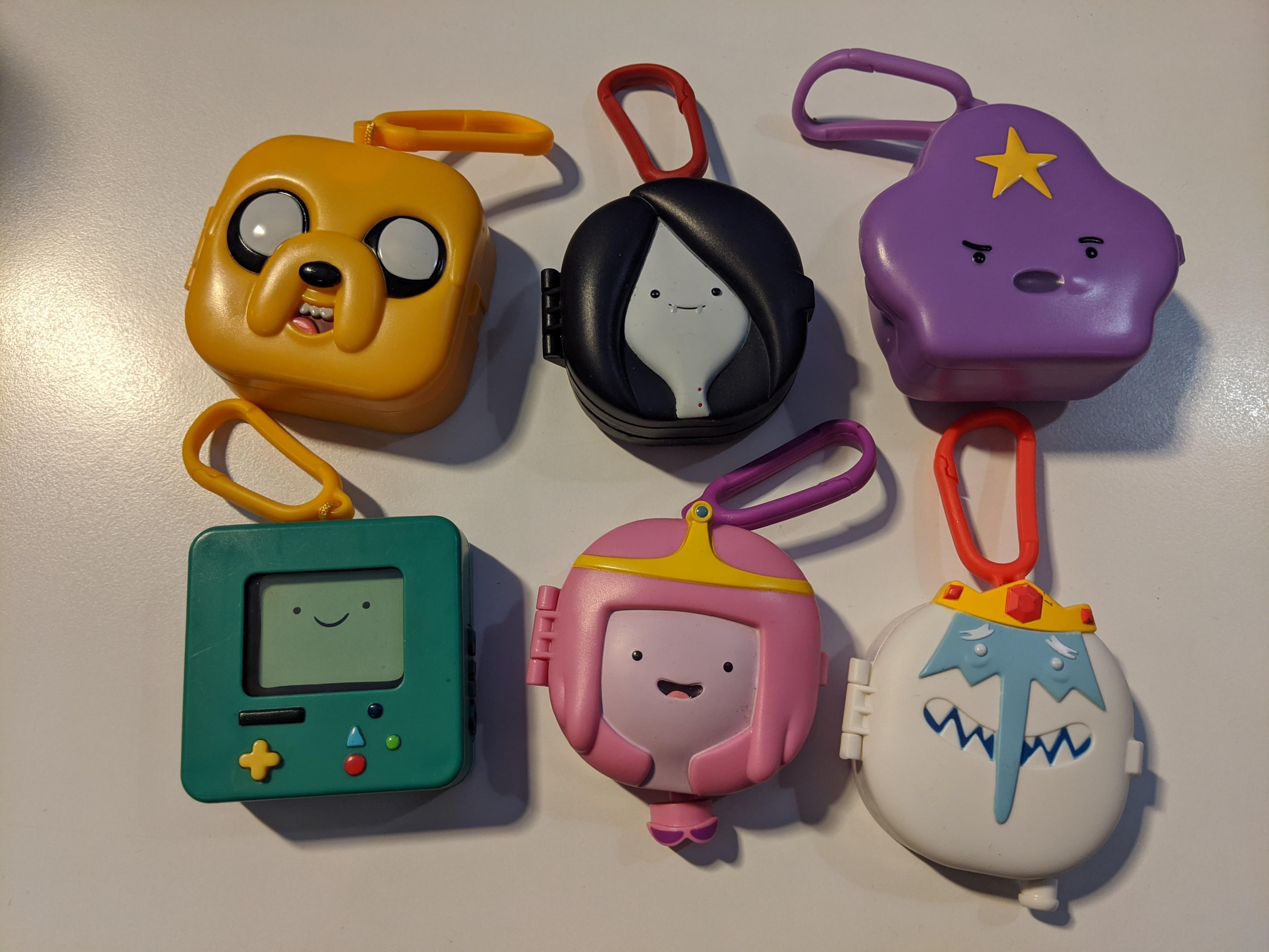 Limited Edition Adventure Time McDonald's Happy Meal Keychain Toys ...