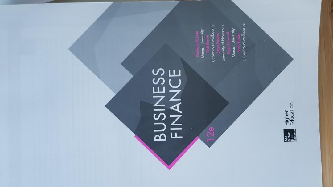 MBS546 Business Finance Textbook, Hobbies & Toys, Books & Magazines ...