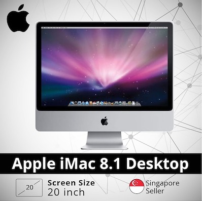 Move out Clearance Apple iMac 8.1 Desktop / 20 Inch / Core 2 Duo / 4GB ...