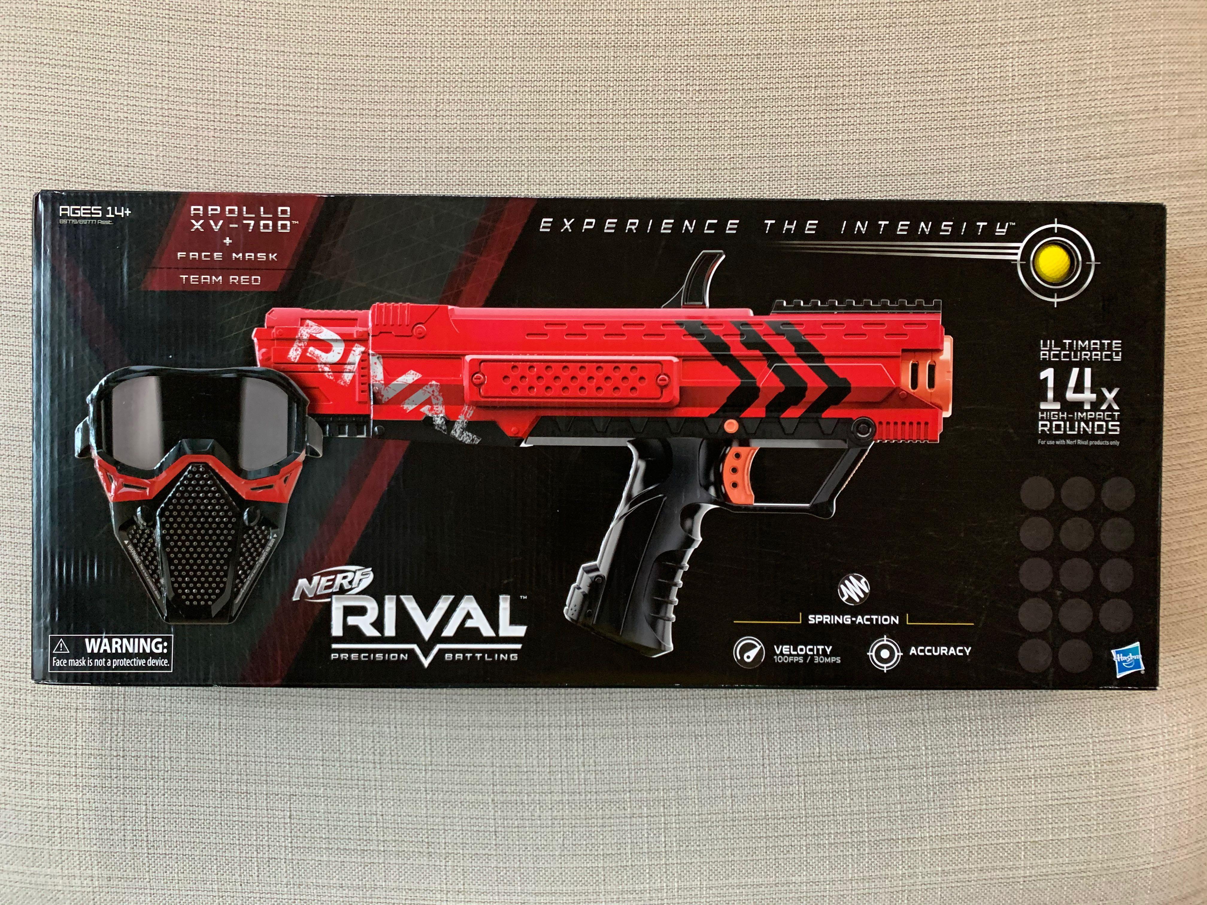 Nerf Rival Apollo XV-700 with Mask (Red), Hobbies & Toys, Toys & Games ...
