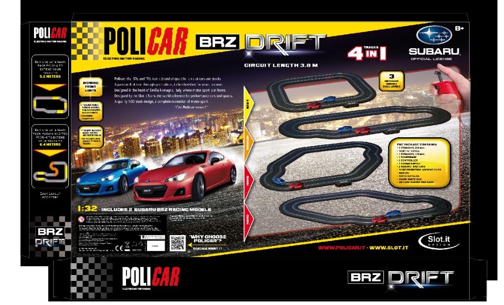 Policar T001A - Subaru BRZ Drift Track Race Set, Hobbies & Toys, Toys ...