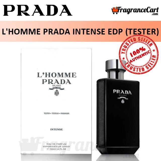 Prada L'Homme Intense EDP for Men (100ml) Milano LHomme Extreme Eau de ...
