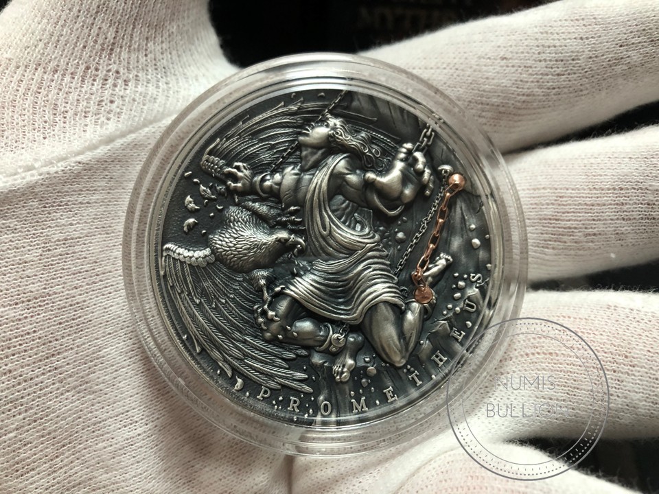 Prometheus Ancient Myth 2 Oz Silver Coin, Hobbies & Toys, Memorabilia ...