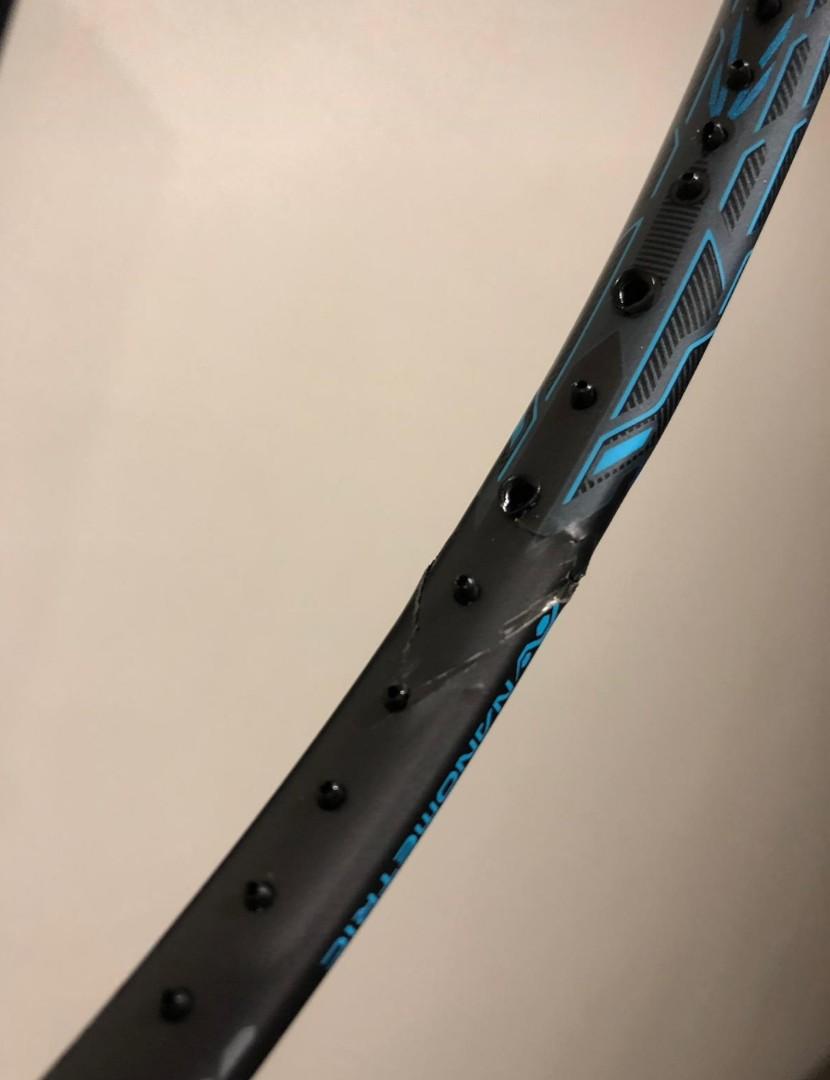 Racket Repair Badminton Tennis Squash (Cracked), Sports Equipment ...