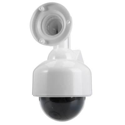 SOLAR ENERGY REALISTIC DUMMY DOME CAMERA SURVEILLANCE SECURITY WITH ...