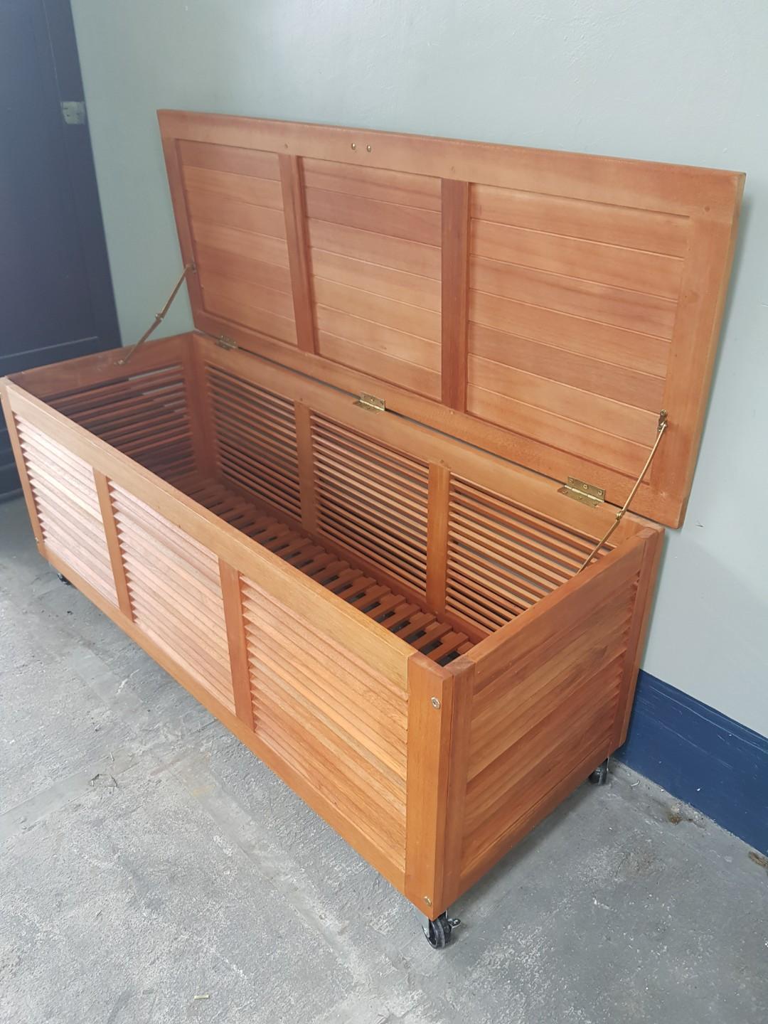 Timber Storage Box, Furniture & Home Living, Furniture, Shelves ...