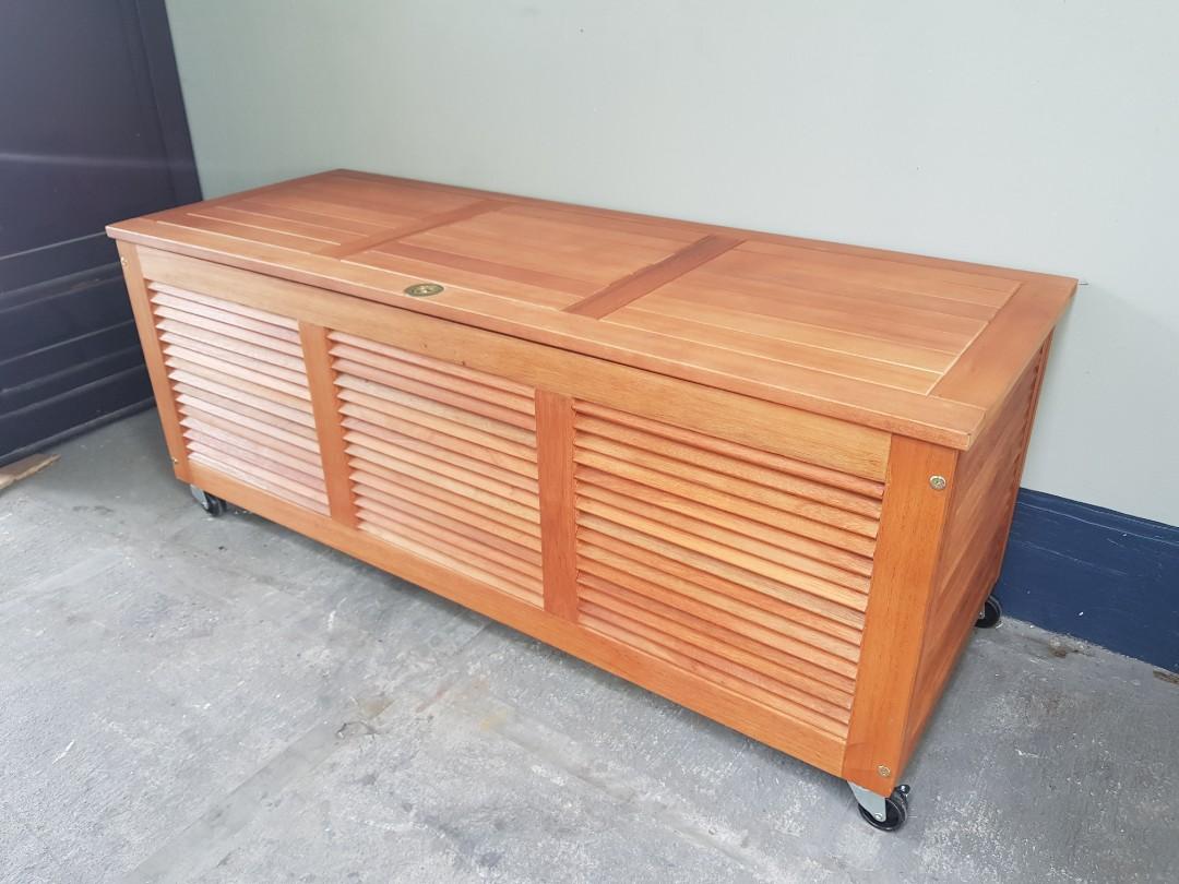 Timber Storage Box, Furniture & Home Living, Furniture, Shelves ...