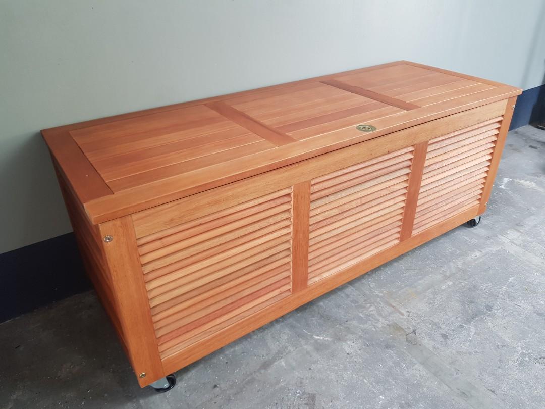 Timber Storage Box, Furniture & Home Living, Furniture, Shelves ...