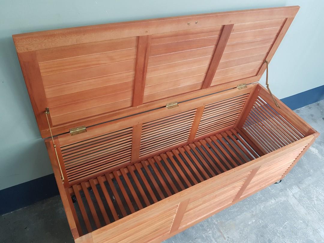 Timber Storage Box, Furniture & Home Living, Furniture, Shelves ...