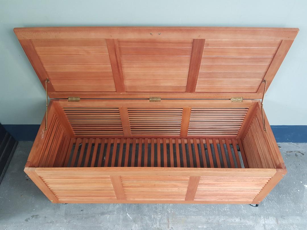 Timber Storage Box, Furniture & Home Living, Furniture, Shelves ...