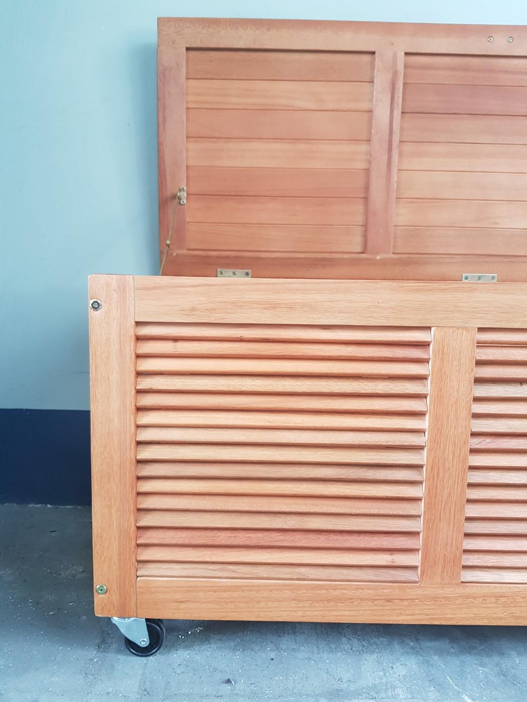 Timber Storage Box, Furniture & Home Living, Furniture, Shelves ...