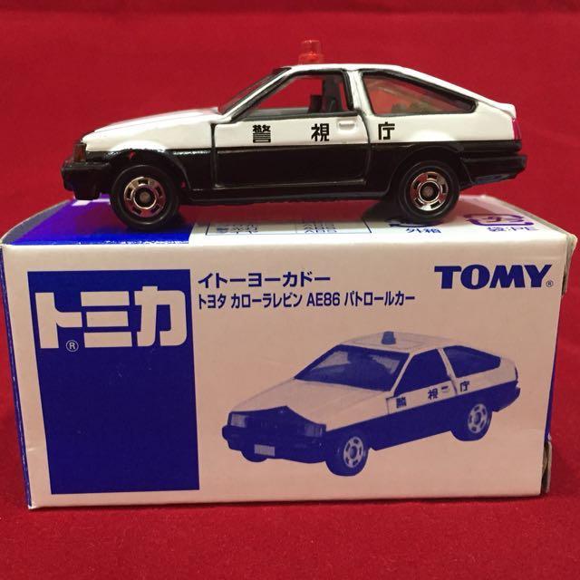 Tomica Toyota Corolla Levin AE86 Police Patrol Car, Hobbies & Toys ...