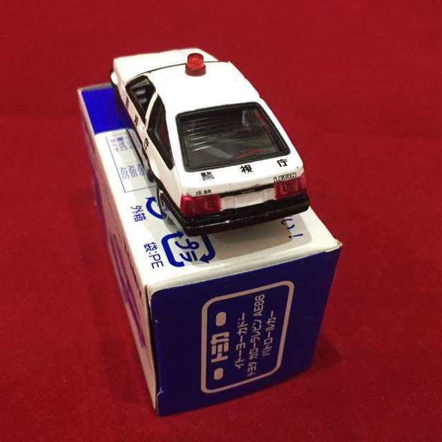 Tomica Toyota Corolla Levin AE86 Police Patrol Car, Hobbies & Toys ...