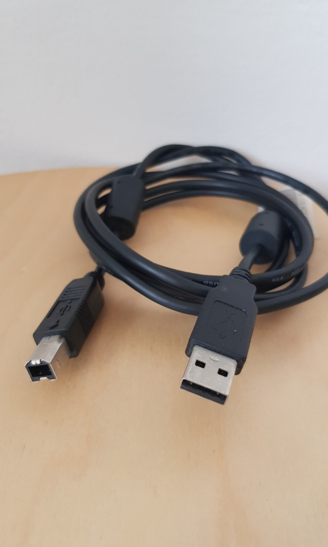 USB 2.0 Type A to Type B, Computers & Tech, Parts & Accessories, Cables ...