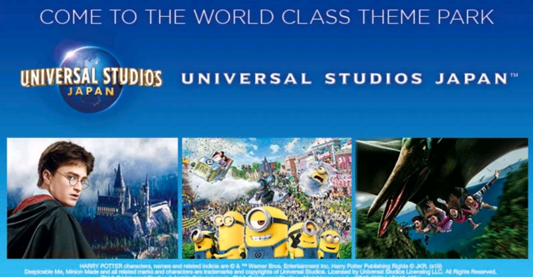 USJ UNIVERSAL STUDIO JAPAN OSAKA 2 Type B ticket RM 500, Tickets ...
