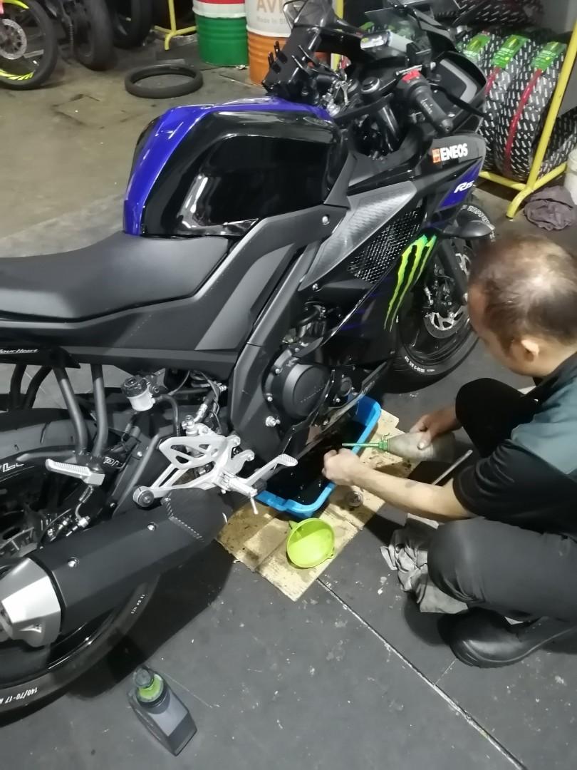 Yamaha R15 Servicing, Motorcycles, Motorcycle Accessories on Carousell