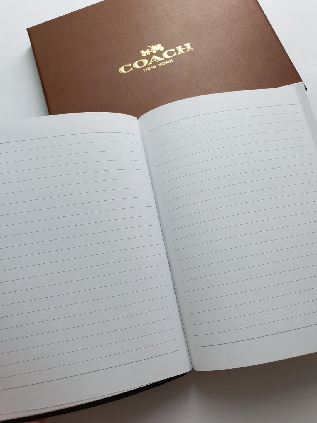 Brand New Authentic COACH Notebook, Luxury, Accessories on Carousell
