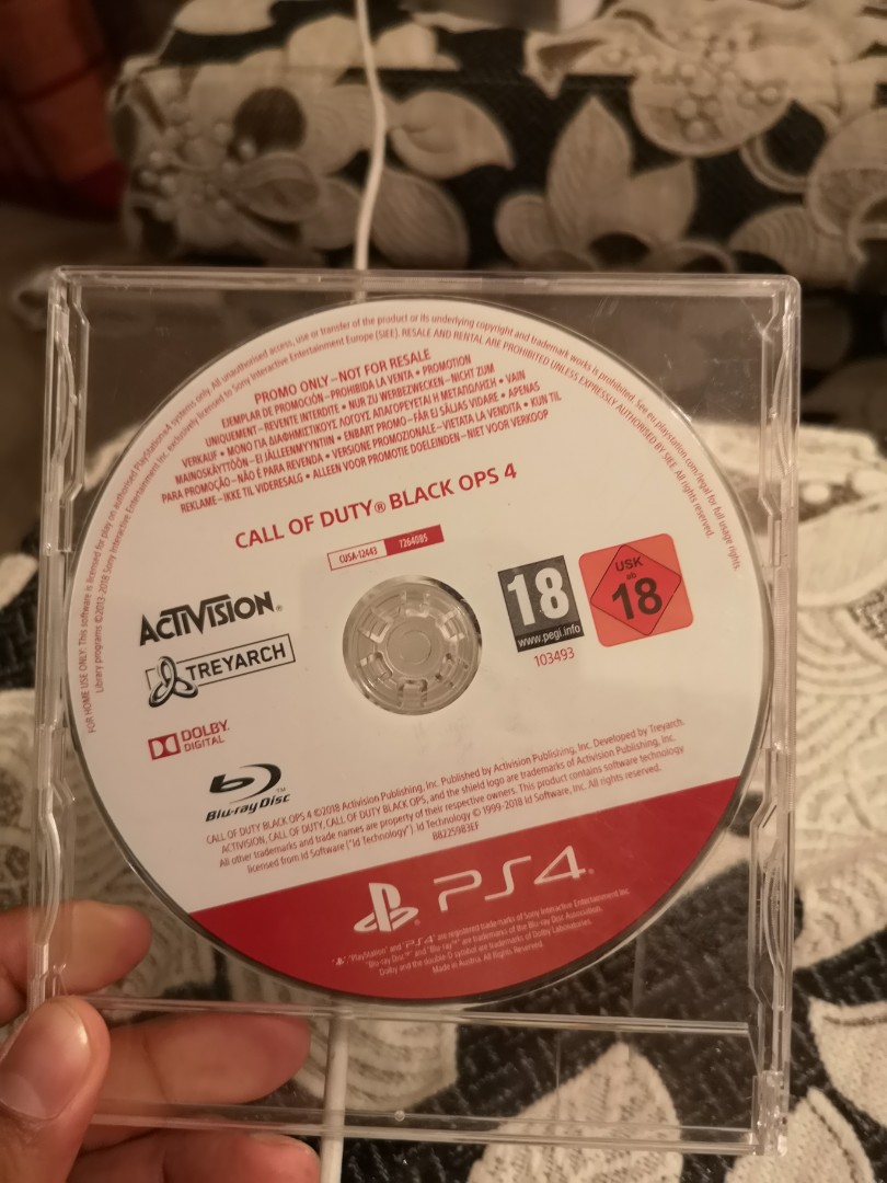 Call of Duty Black Ops 4 FULL GAME PROMO DISC EXTREMELY RARE, Video ...