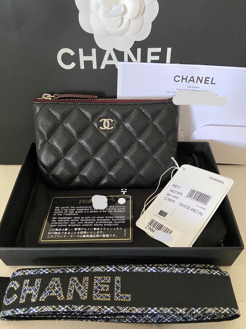 Chanel Mini O Case Caviar, Luxury, Bags & Wallets on Carousell