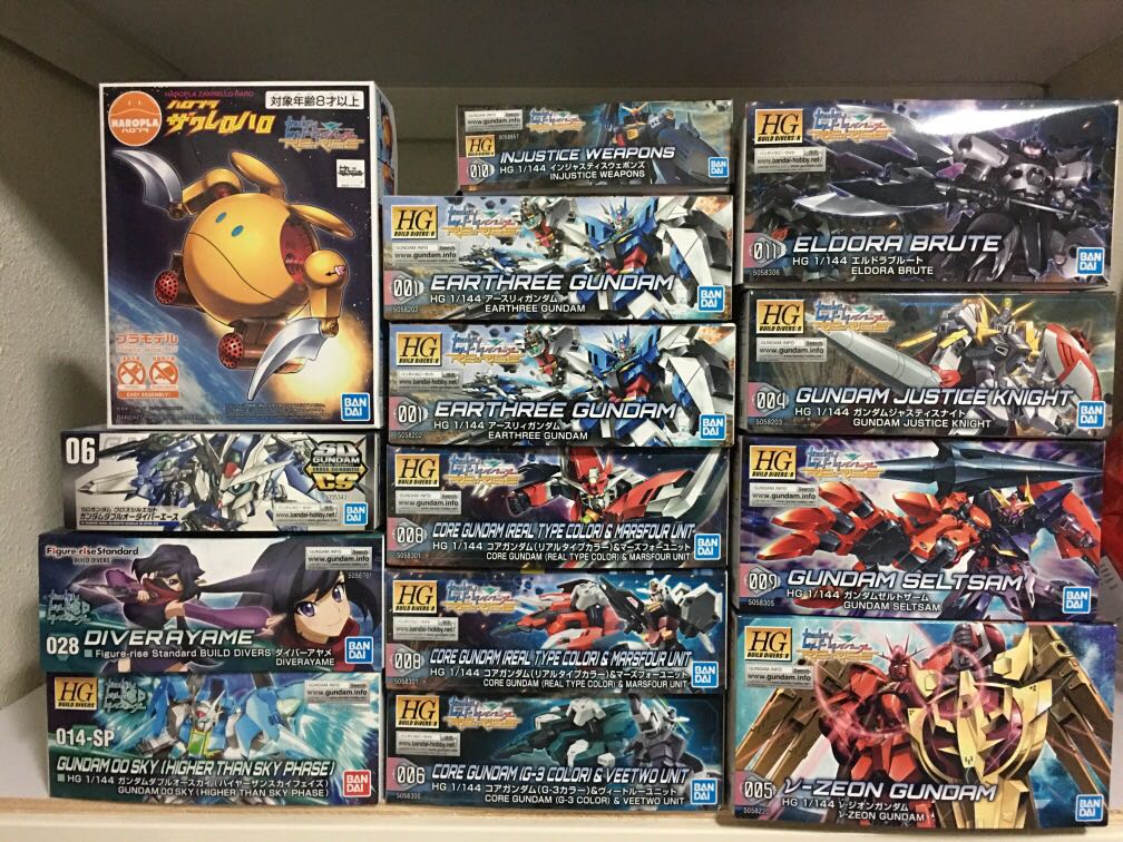 Gundam Build Divers & Re : Rise Gunpla Kits HGBD, Hobbies & Toys, Toys & Games on Carousell