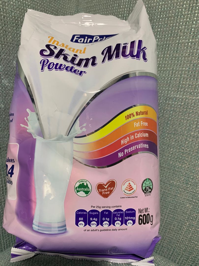 Instant skim milk powder (ntuc), Food & Drinks, Packaged & Instant Food ...