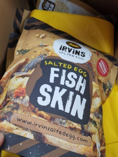 Irvins Salted Egg Fish Skin, Food & Drinks, Packaged & Instant Food on ...