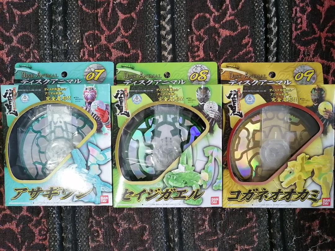 Kamen Rider Hibiki disk animal set of 9 and Zanki Guitar set, Hobbies ...