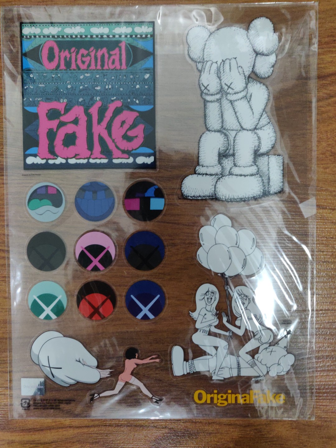 Kaws Original Fake stickers, Hobbies & Toys, Memorabilia & Collectibles ...