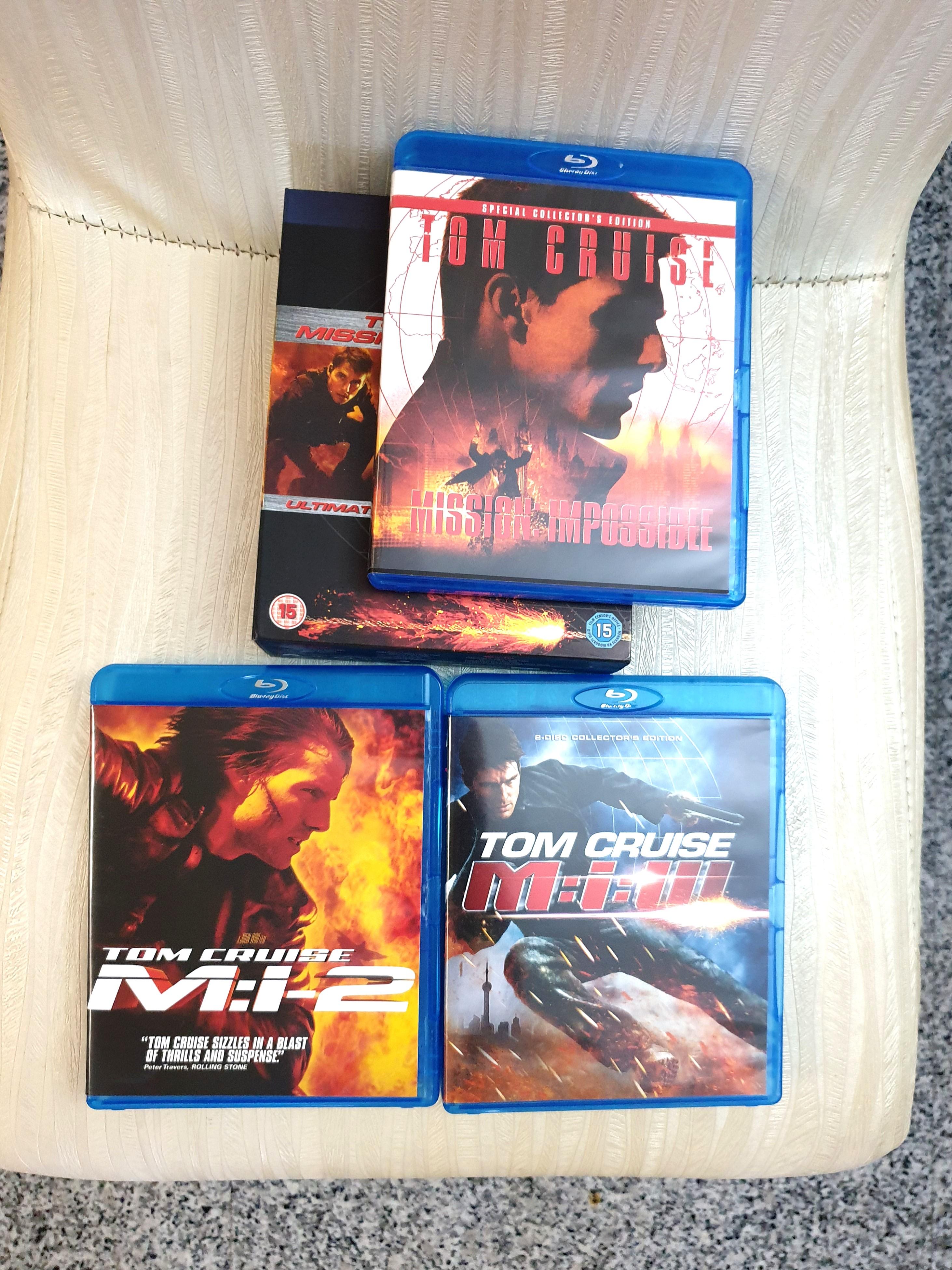 Mission Impossible Blu-ray Box Set of 3, Hobbies & Toys, Music & Media ...