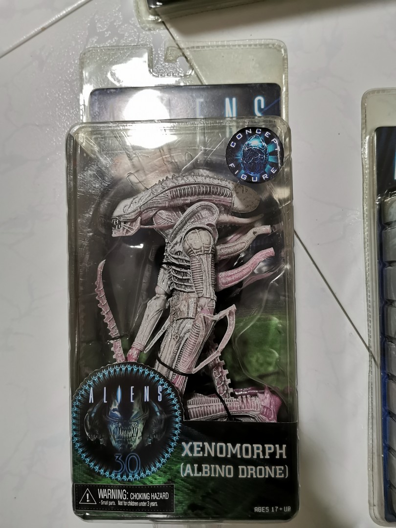 Neca Colonial Marines Xenomorph Albino Drone aliens, Hobbies & Toys ...
