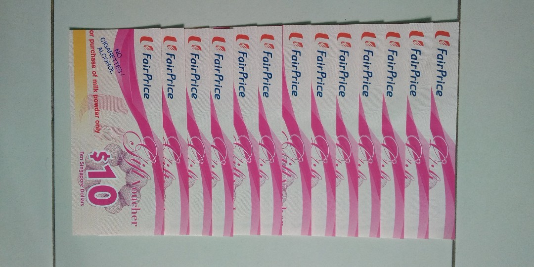 NTUC Fairprice Milk Powder Vouchers, Everything Else on Carousell