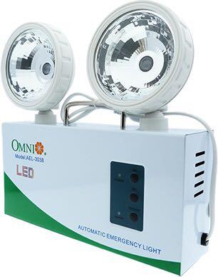 Omni LED automatic emergency light (AEL-3038), Furniture & Home Living ...