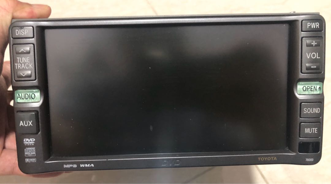 Original Toyota Altis DVD head unit, Audio, Portable Music Players on ...
