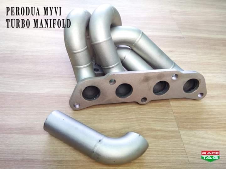 PERODUA MYVI TURBO MANIFOLD EXHAUST, Auto Accessories on Carousell