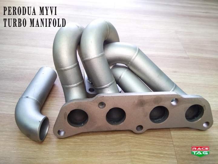 PERODUA MYVI TURBO MANIFOLD EXHAUST, Auto Accessories on Carousell