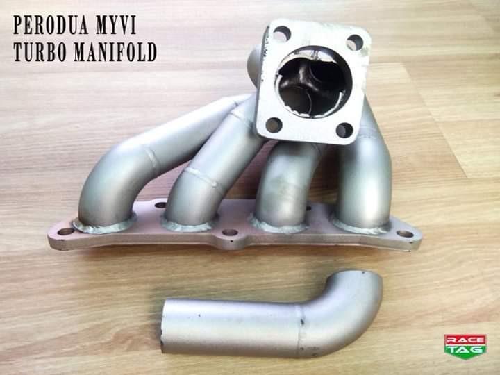 PERODUA MYVI TURBO MANIFOLD EXHAUST, Auto Accessories on Carousell