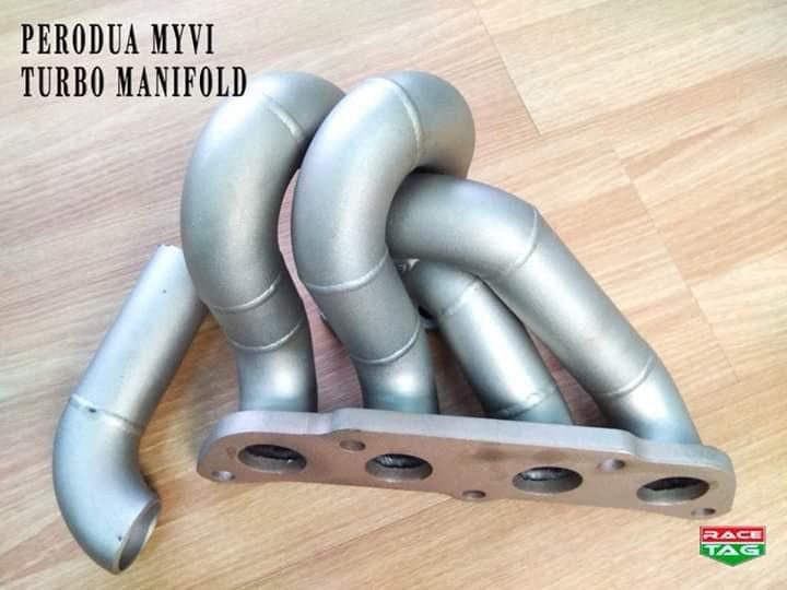 PERODUA MYVI TURBO MANIFOLD EXHAUST, Auto Accessories on Carousell