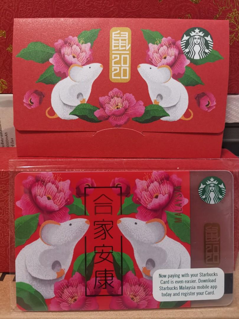 Starbucks cny rat zodiac 2020 card, Everything Else, Others on Carousell