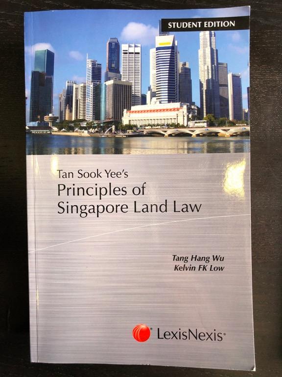 Tan Sook Yee’s Principles of Singapore Land Law 3rd Edition, Hobbies ...