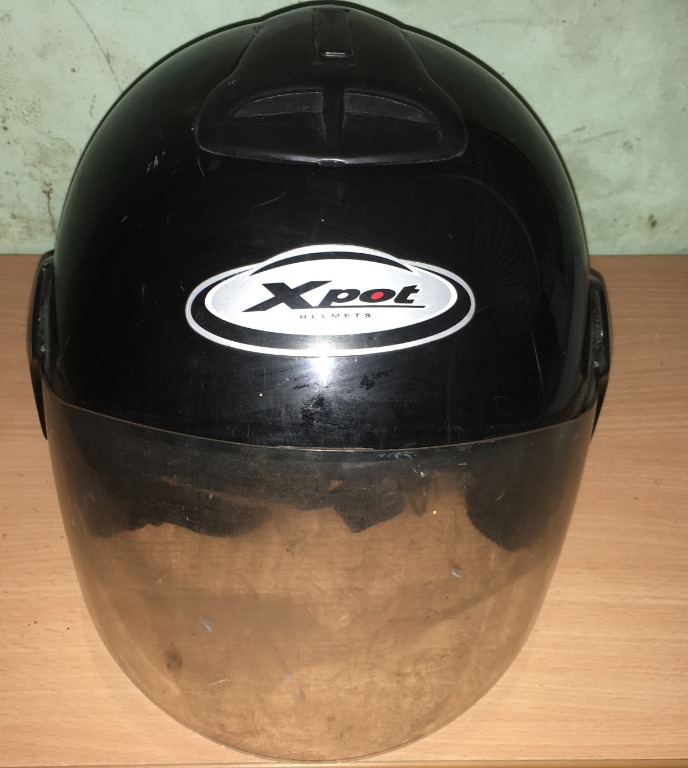XPOT Motorcycle Helmet - 2nd Hand, Men's Fashion, Watches & Accessories ...