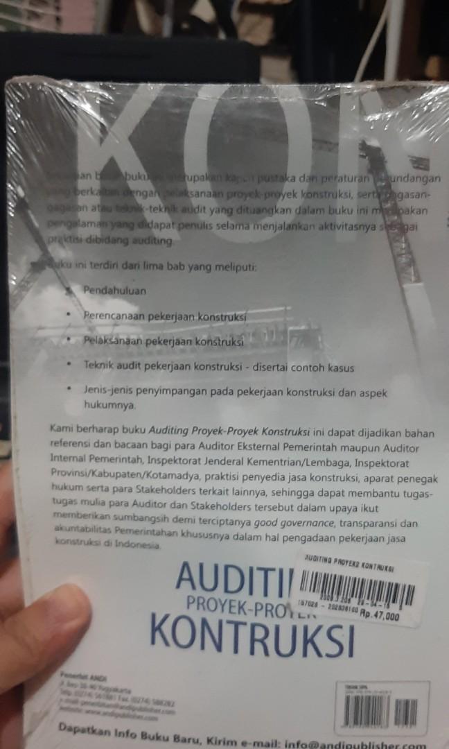 Auditing proyek-proyek konstruksi pengarang hendra susanto dan hediana ... Auditing proyek-proyek konstruksi pengarang hendra susanto dan hediana ...