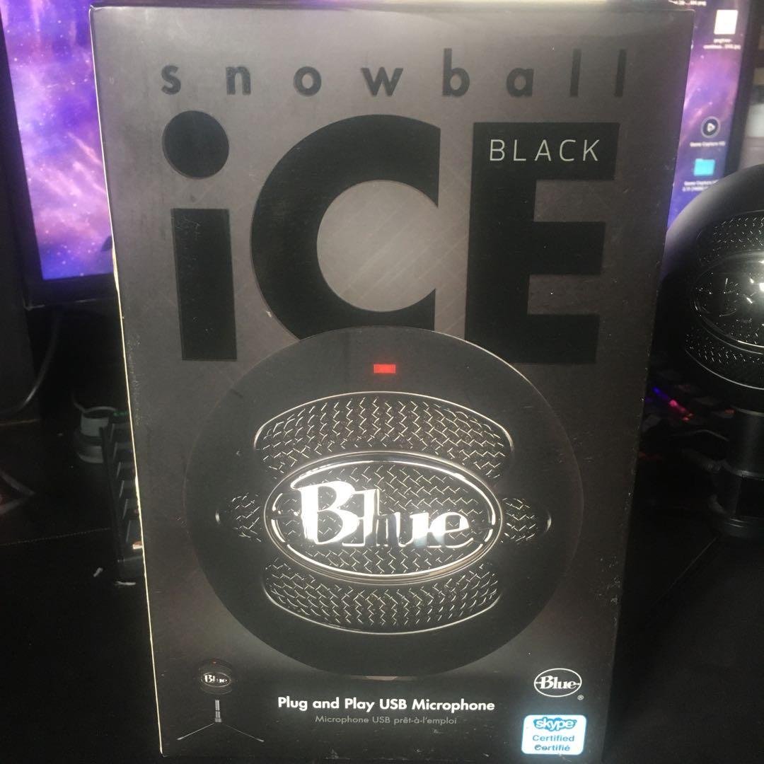 Blue Snowball iCE Black Microphone , Audio, Microphones on Carousell