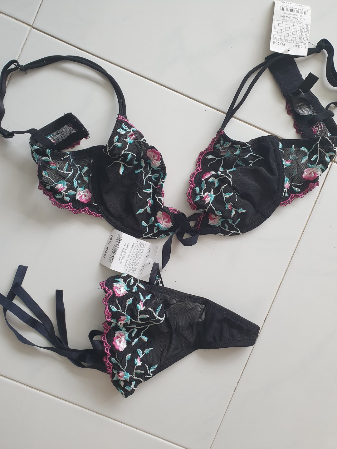 Brand new Knickerbox with tag bra and thong, Women's Fashion, New Undergarments & Loungewear on ...