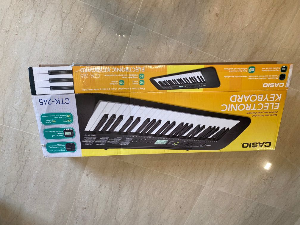 Casio CTK 245 Electronic Keyboard, Hobbies & Toys, Music & Media ...