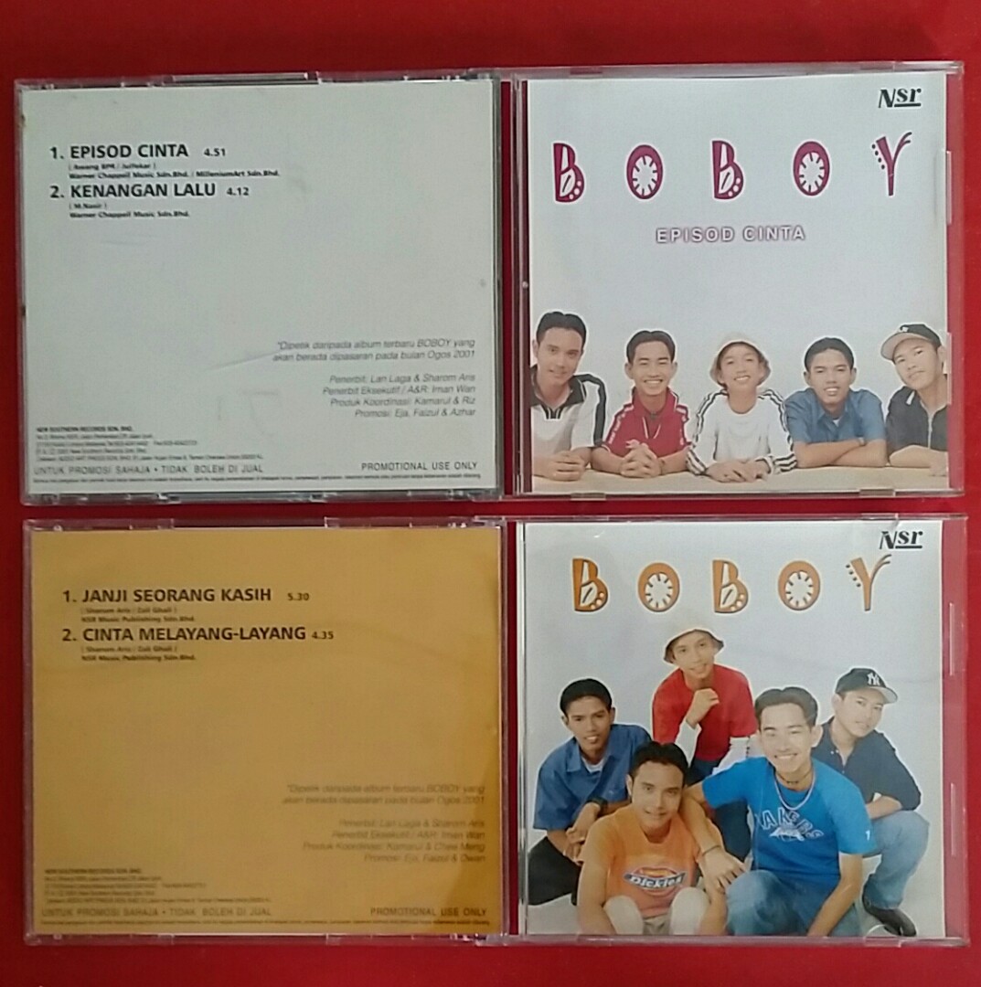 Cd BOBOY - Kombo 2 CD Singles, Hobbies & Toys, Music & Media, CDs ...
