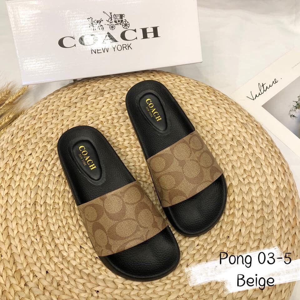 COACH SLIDES, Women's Fashion, Footwear, Flats & Sandals on Carousell