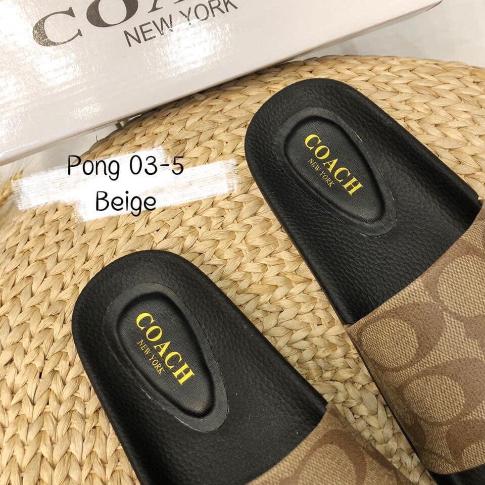 COACH SLIDES, Women's Fashion, Footwear, Flats & Sandals on Carousell