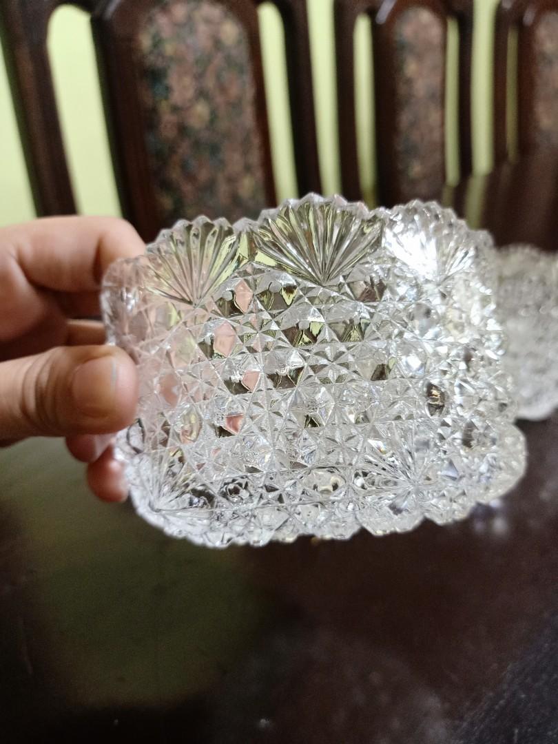 Crystal bowl set, Hobbies & Toys, Memorabilia & Collectibles, Currency ...