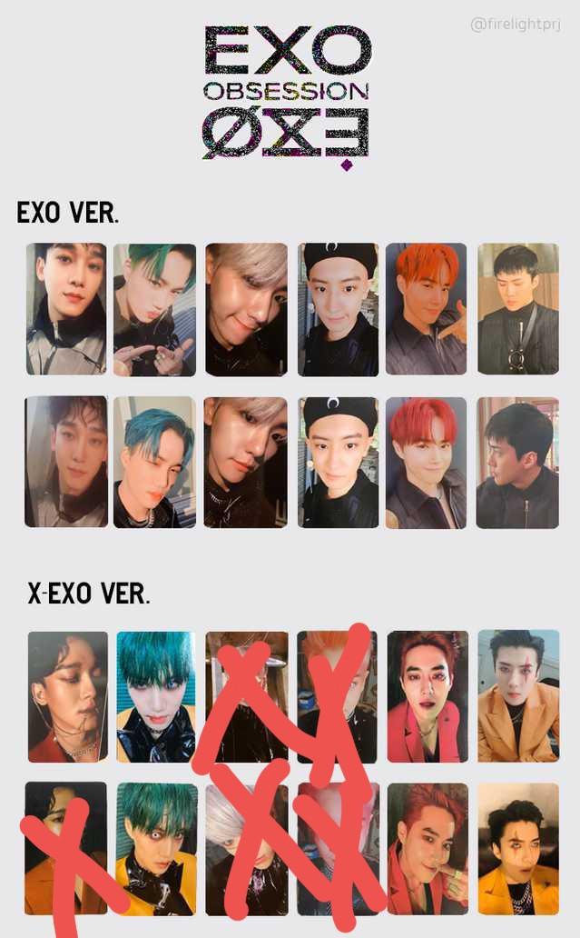 EXO OBSESSION OFFICIAL PHOTOCARD, Hobbies & Toys, Collectibles & Memorabilia, K-Wave on Carousell